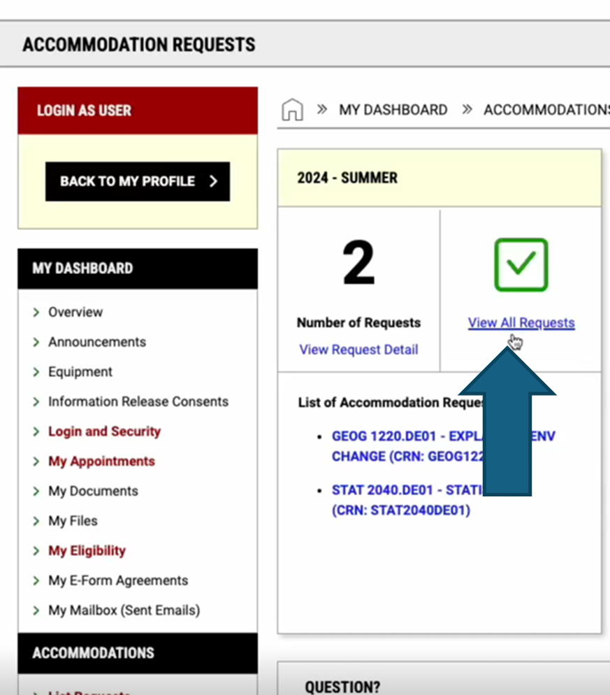 Sas Student Portal Accessibility Services